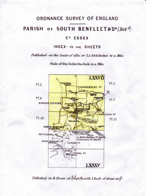 1867 - 25" to the mile - Ordnance Survey map of South Benfleet | Maps ...