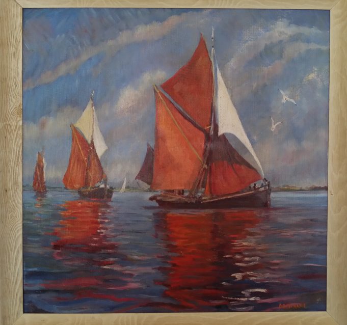 The Thames Barge in Benfleet Waters | The Creek and Crossing | Benfleet ...