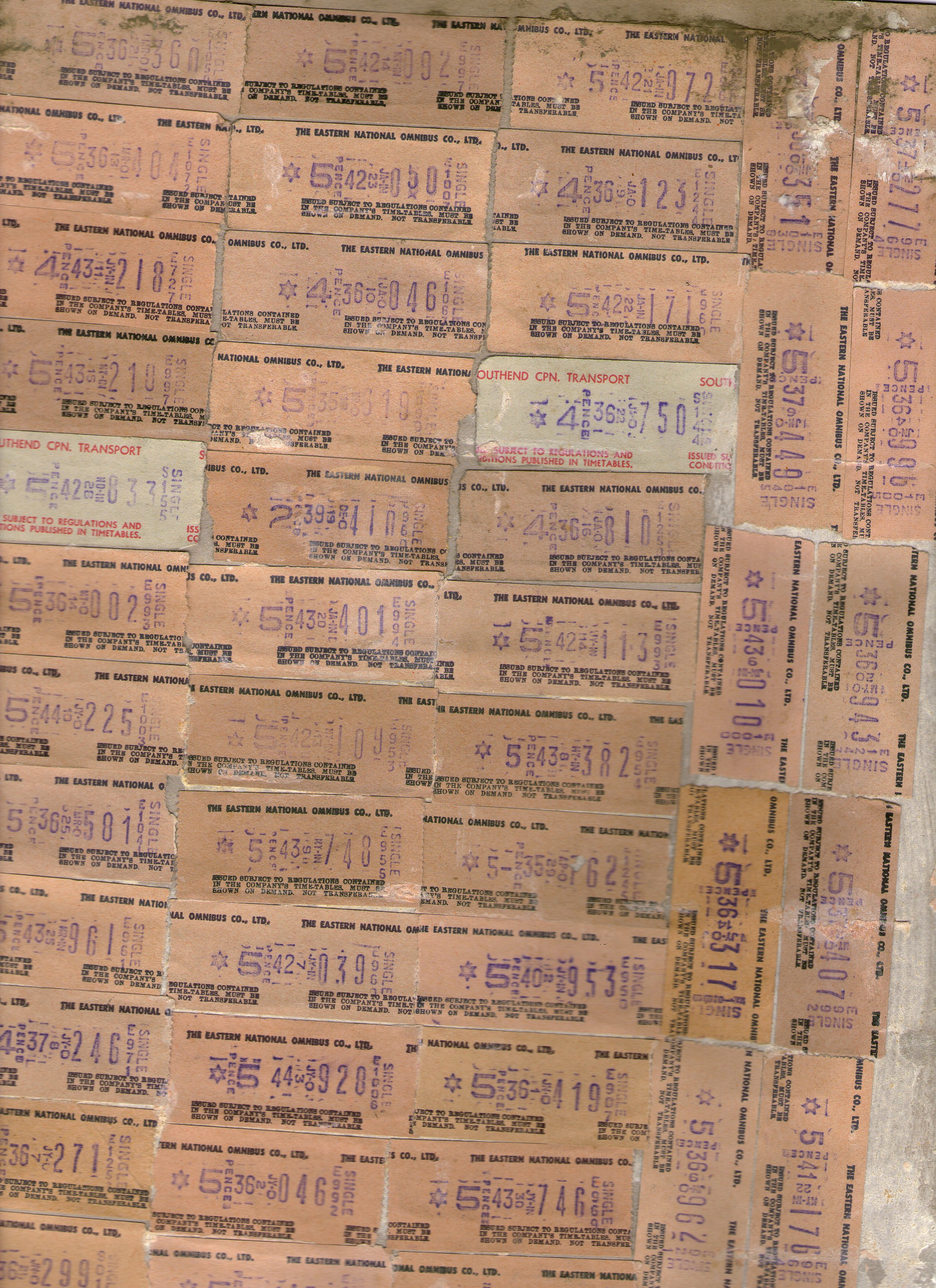 Travel Tickets from the 1970s | Keepsakes | Benfleet Community Archive