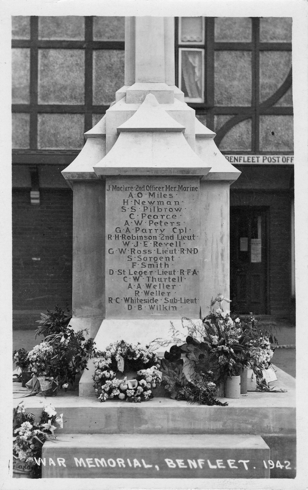 Benfleet WW1 War Memorial | First World War | Benfleet Community Archive