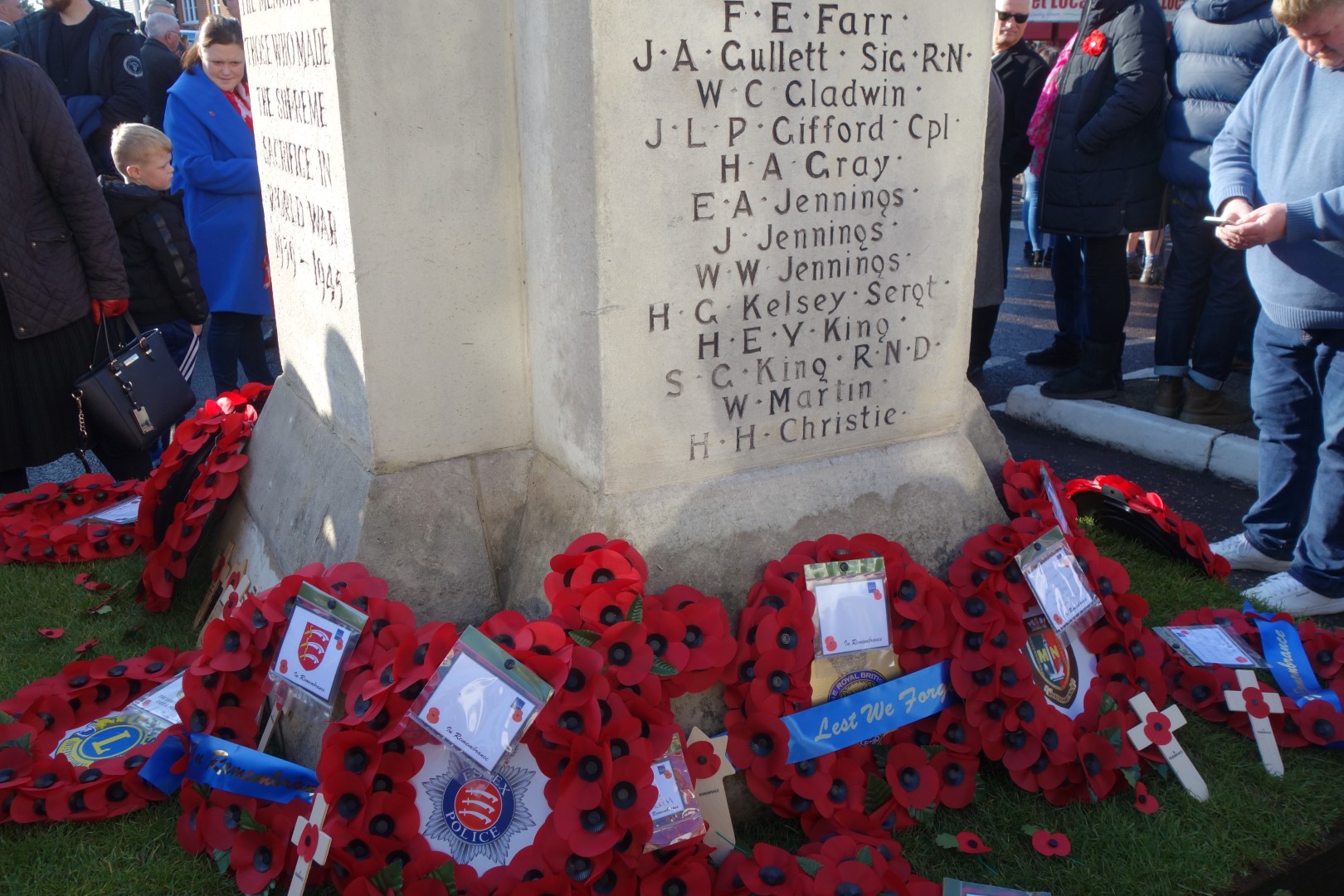 Benfleet Remembrance Sunday 10th November 2019 | Memorial Services ...