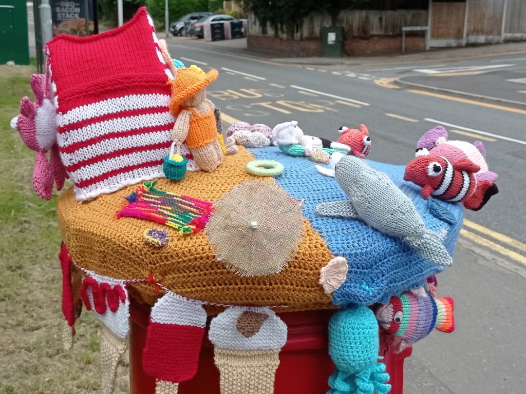 Seaside Hat for Post Box | Events | Benfleet Community Archive