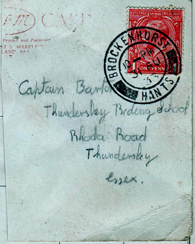 "A Postcard to Captain Barton" and "Finding Captain Barton, and a ...
