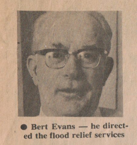 Bert Evans, The man who made 3,000 refugees feel at home | Canvey Flood 1953 | Benfleet ...