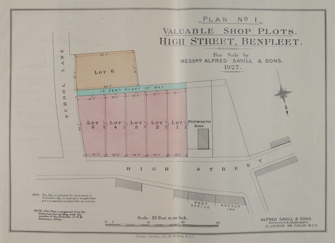 1927 - Sea View Estate | Plans | Benfleet Community Archive