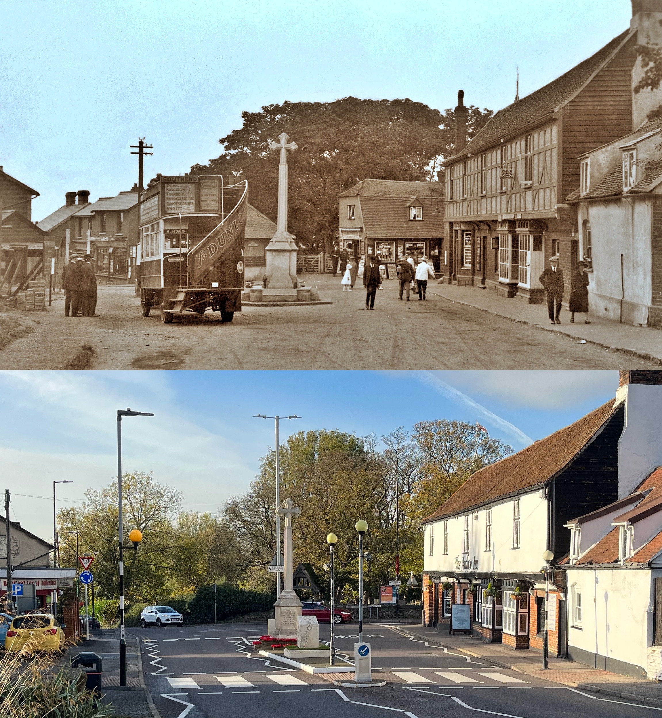 'Then and Now' views of Church Corner | Then and Now pictures ...