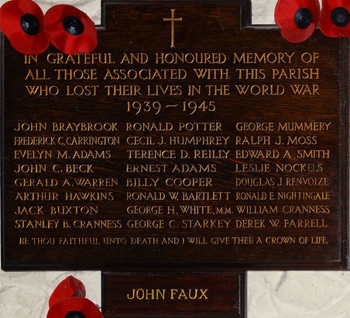 St. Peter's Church, Thundersley | The Armed Forces, First World War ...