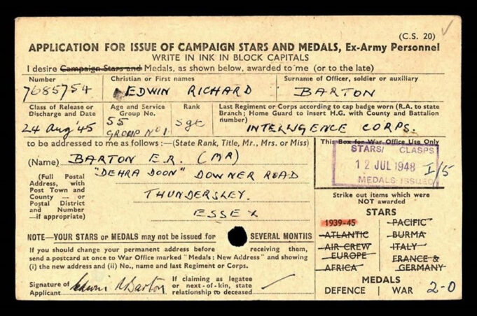 "A Postcard to Captain Barton" and "Finding Captain Barton, and a ...