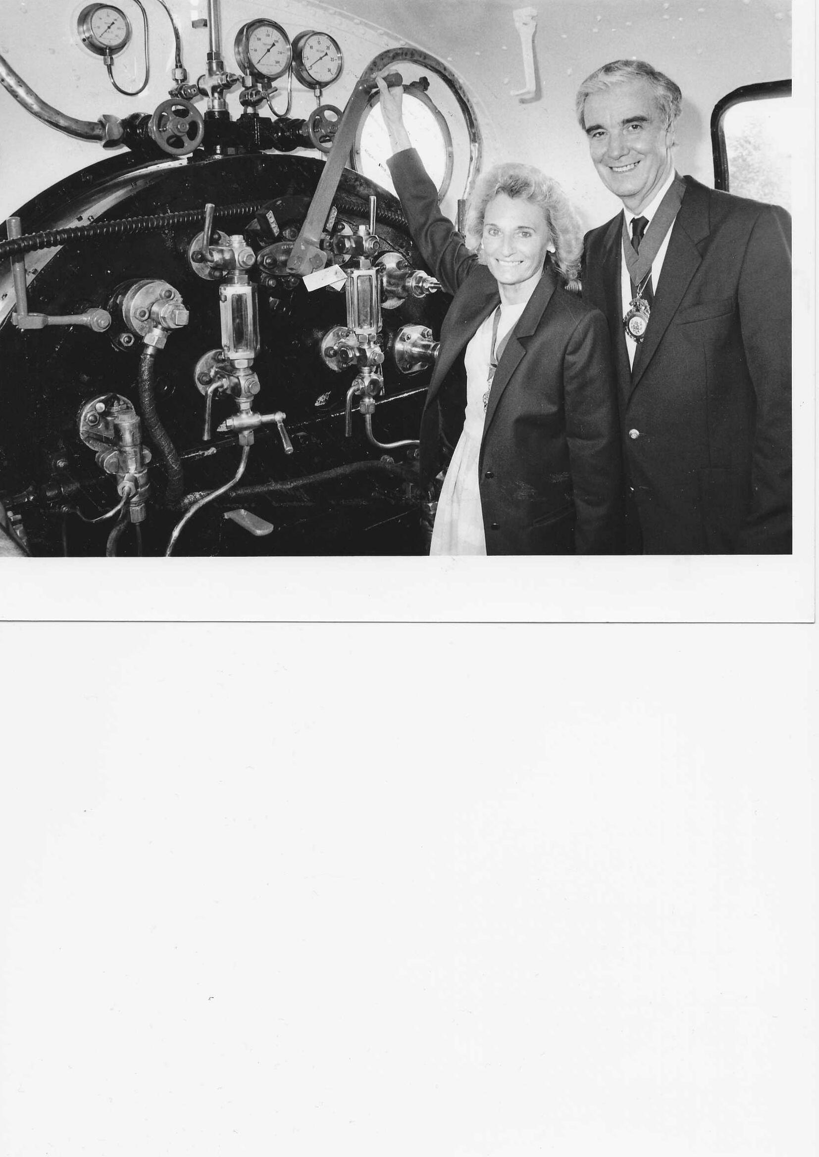 The footplate of Steam Locomotive, 'Thundersley' | Leisure Activities ...